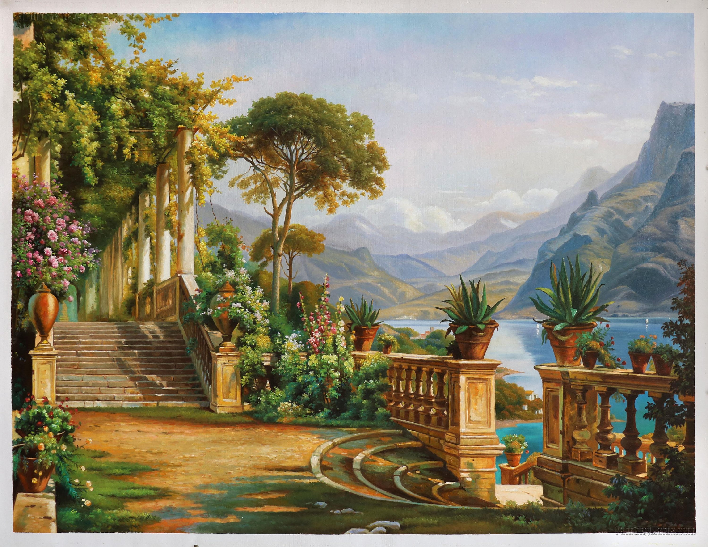 The Lodge on Lake Como terrace on the Lake Carl Frederik - Etsy