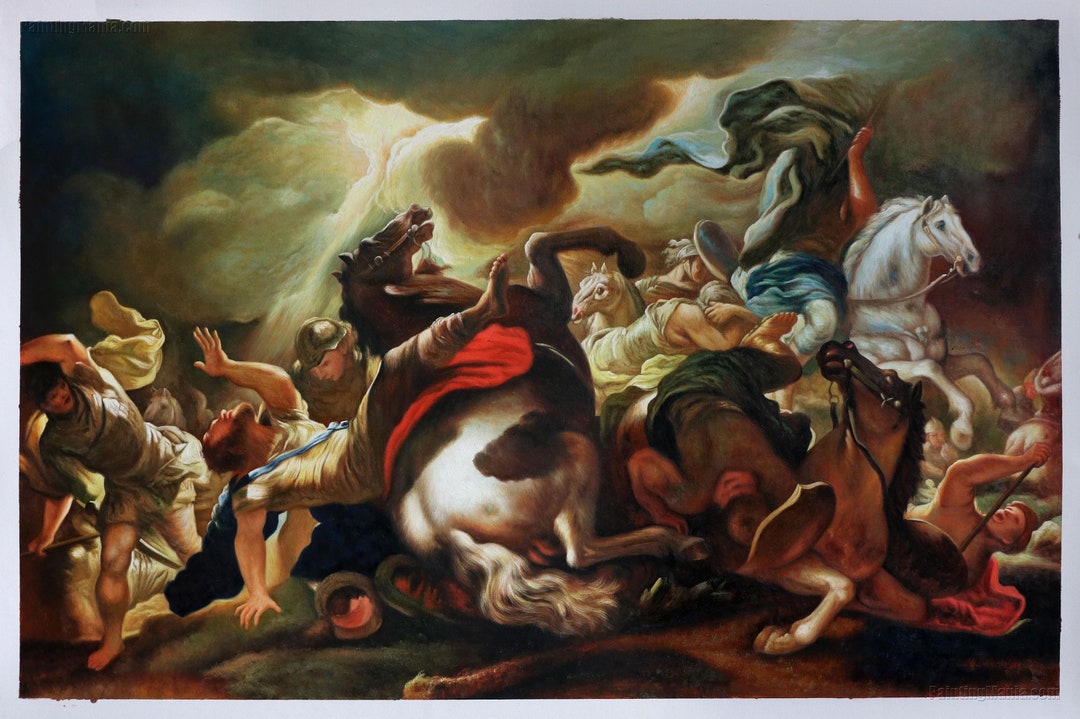 La Conversion De Saint Paul Sur Le Chemin De Damas - Luca Giordano Hand ...