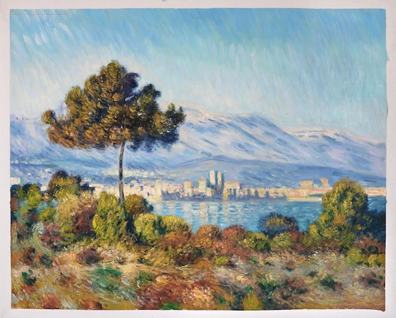 View of Antibes From the Notre-dame Plateau Claude Monet | Etsy