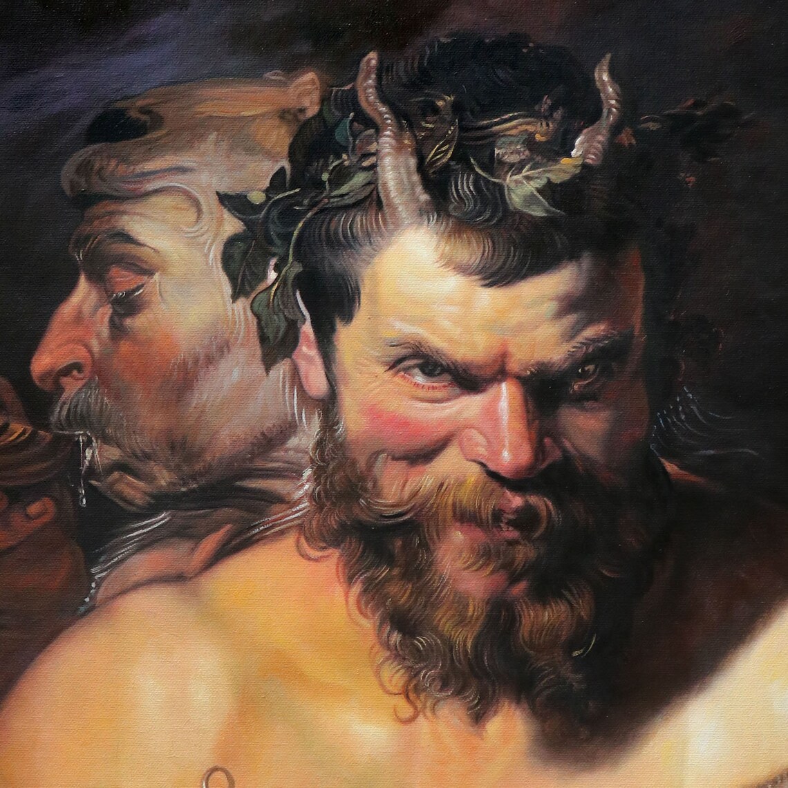 Two Satyrs Sir Peter Paul Rubens Hand-painted Oil Painting - Etsy
