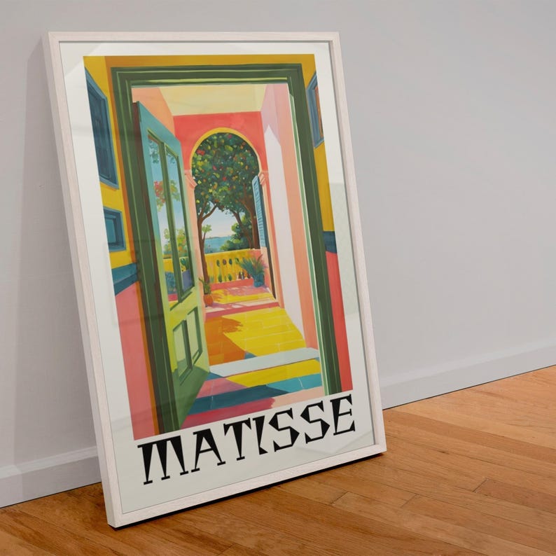 Henri Matisse Botanical Art Print, Fauvism Colorful Painting (digital ...