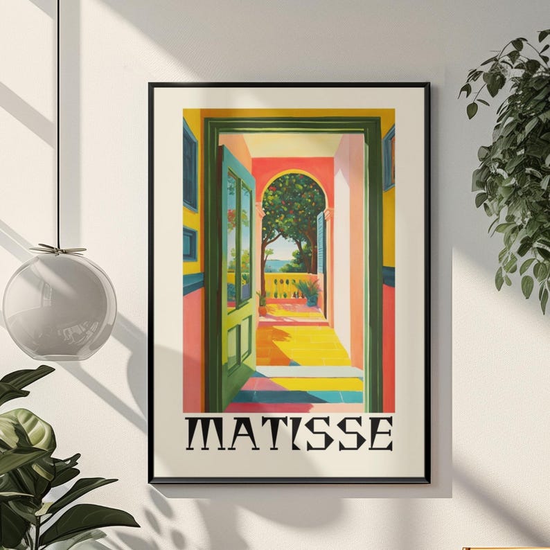 Henri Matisse Poster Modern Gallery Exhibition Art Print,minimalist ...