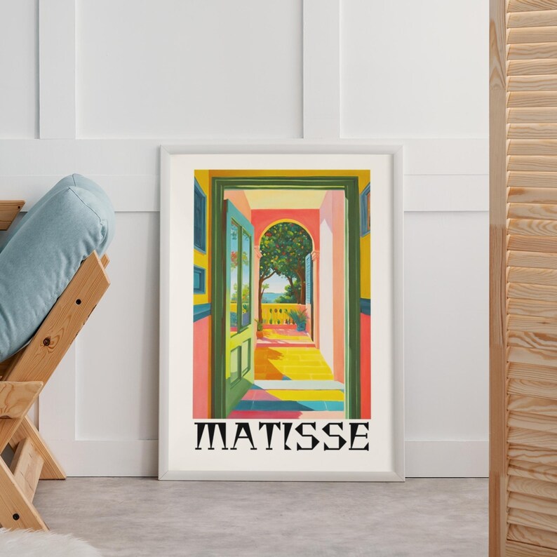 Henri Matisse Botanical Art Print, Fauvism Colorful Painting (digital ...