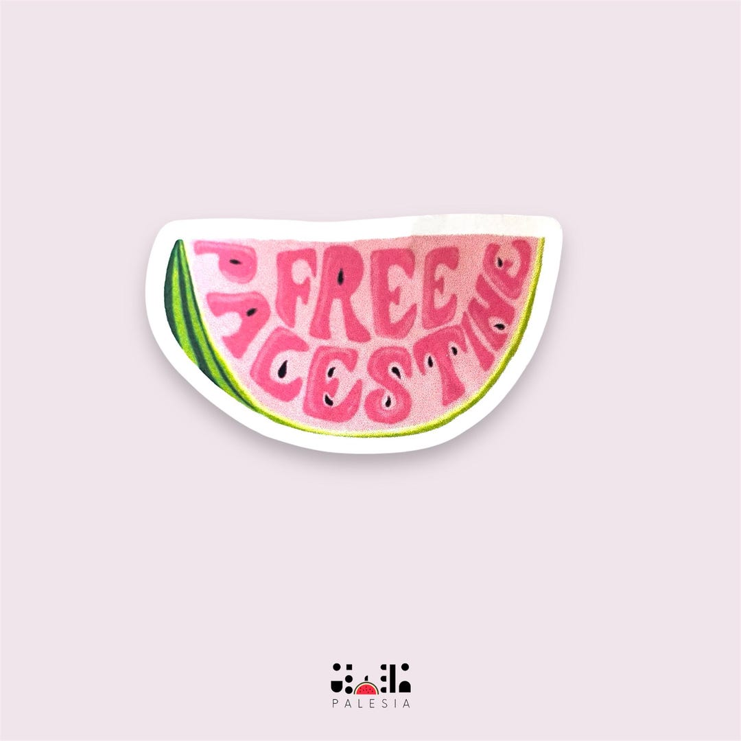Free Palestine Watermelon Sticker - Etsy