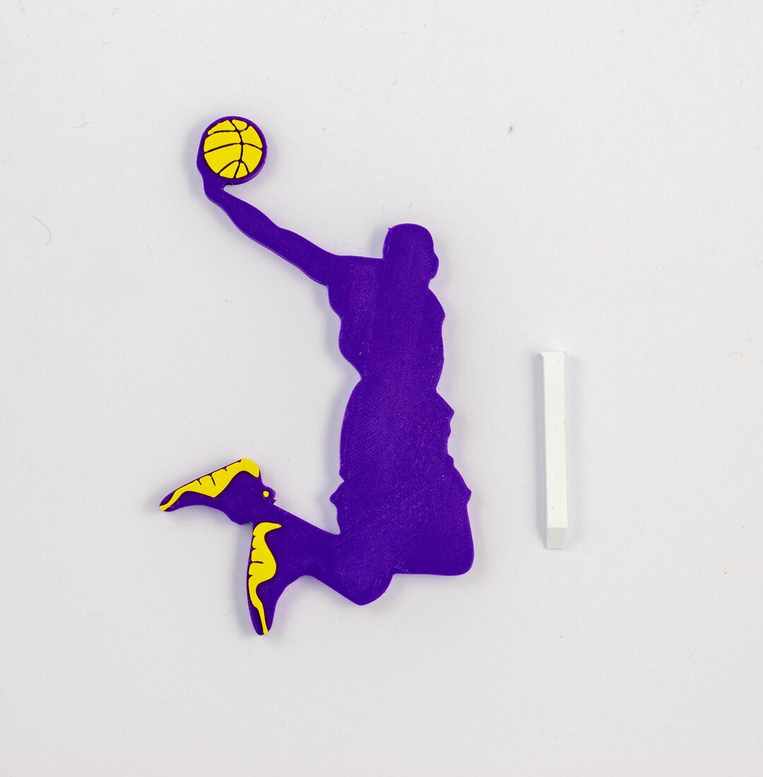 Lebron James Lakers Cake Fropper and Centerpiece, Basketball Birthday ...