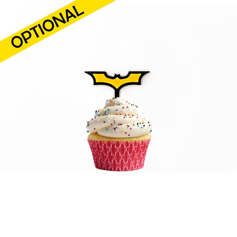 3D Printed Batman Cake Topper, Superhero Cake Topper, Batman Signal ...