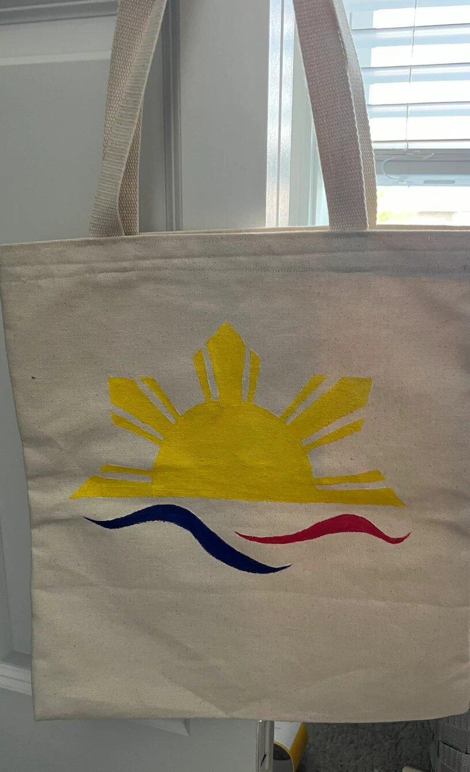 Hand-painted Filipino Inspired Canvas Tote Bag - Etsy