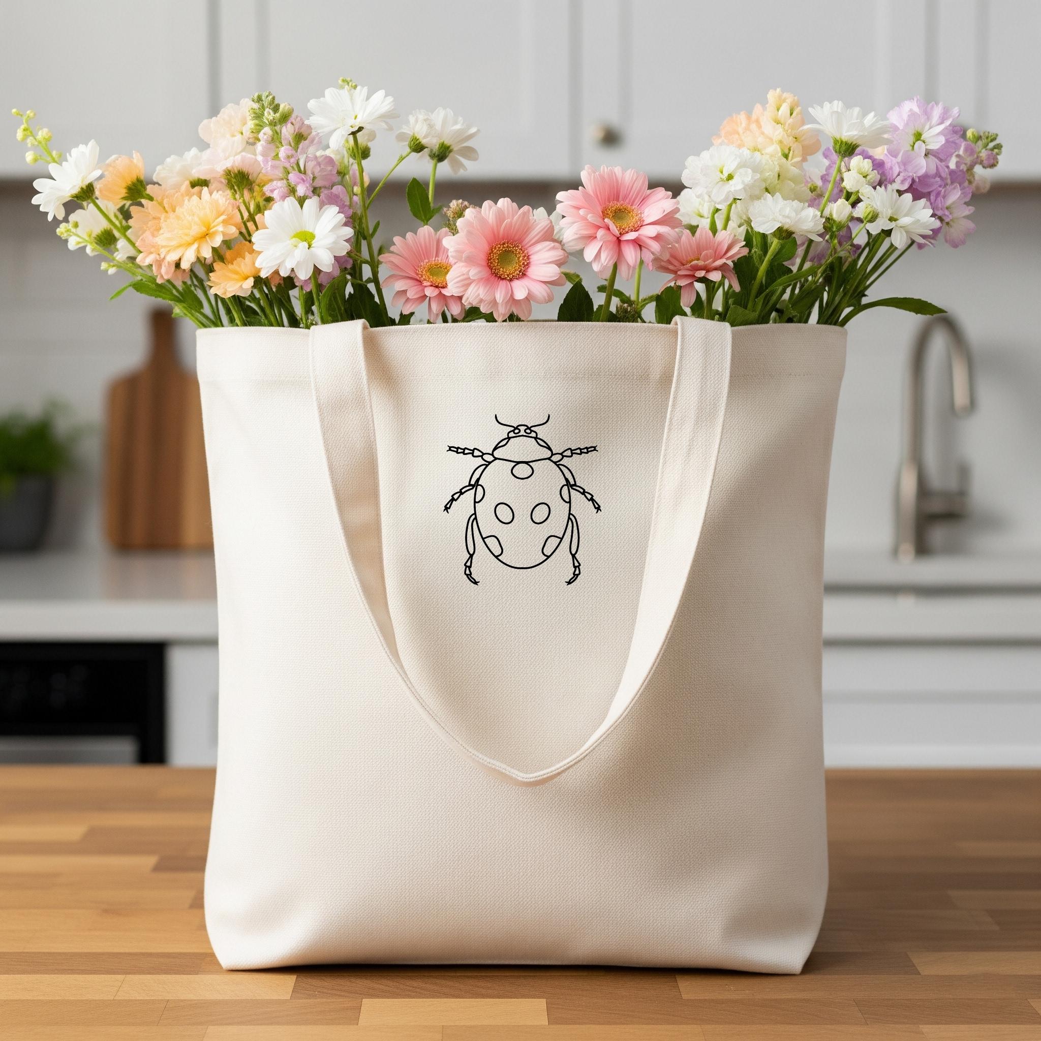 Ladybug Hand Embroidery Pattern, Downloadable PDF Template - Etsy