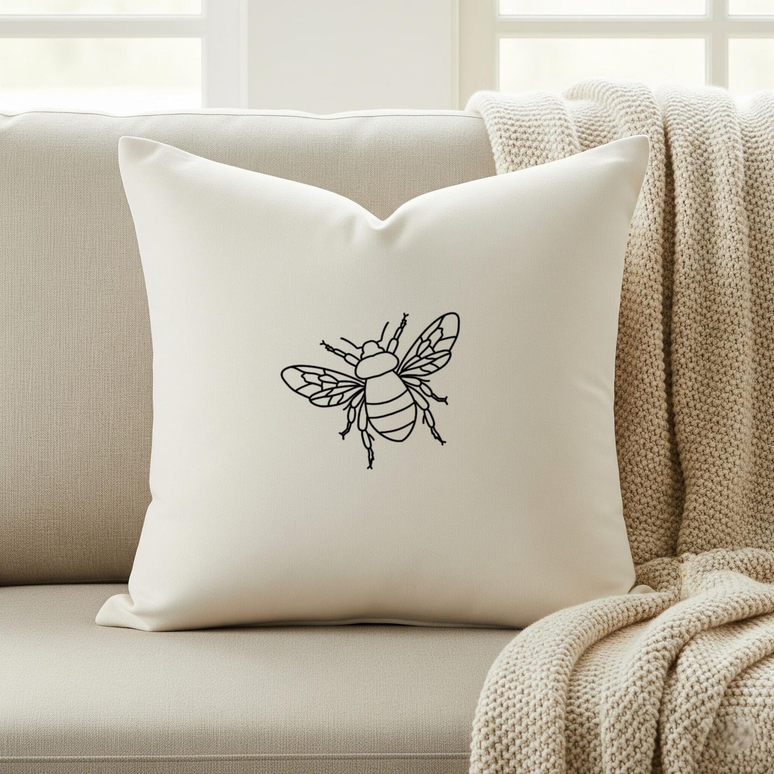 Bumble Bee Hand Embroidery Pattern, Downloadable PDF Template - Etsy