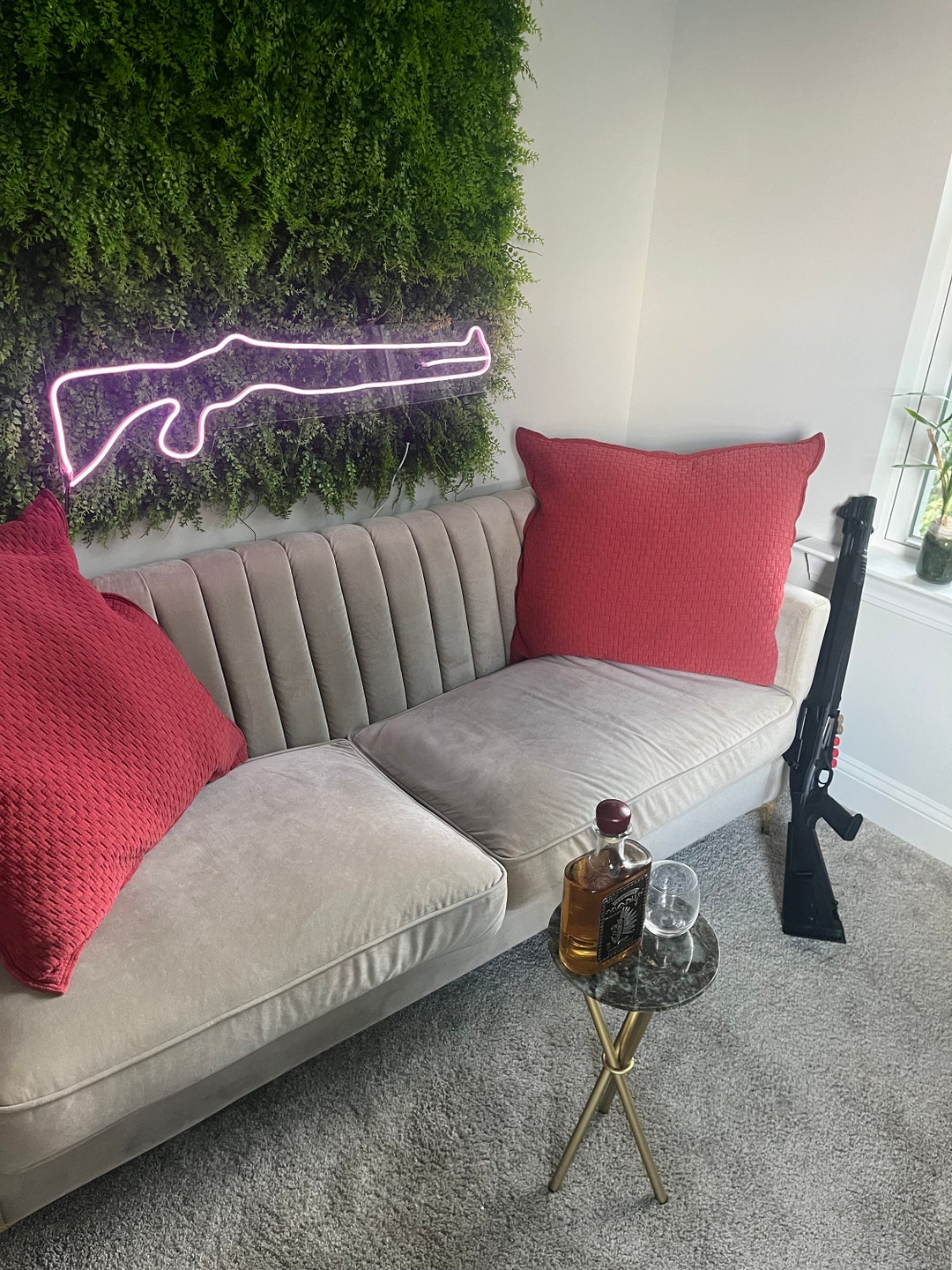 LED Neon Shotgun Sign - Etsy