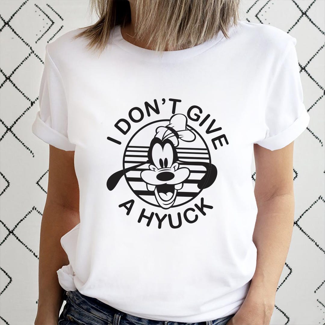 Comfort Colors Goofy I Don't Give A Hyuck Shirt, Disney Goofy Dog Shirt ...