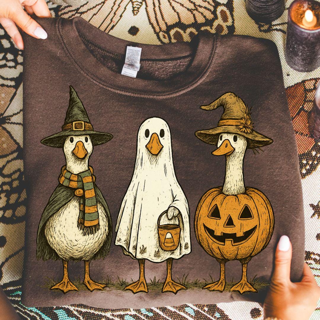 Trendy Boo Ghost Goose Png, Halloween Goose PNG, Halloween Shirt ...