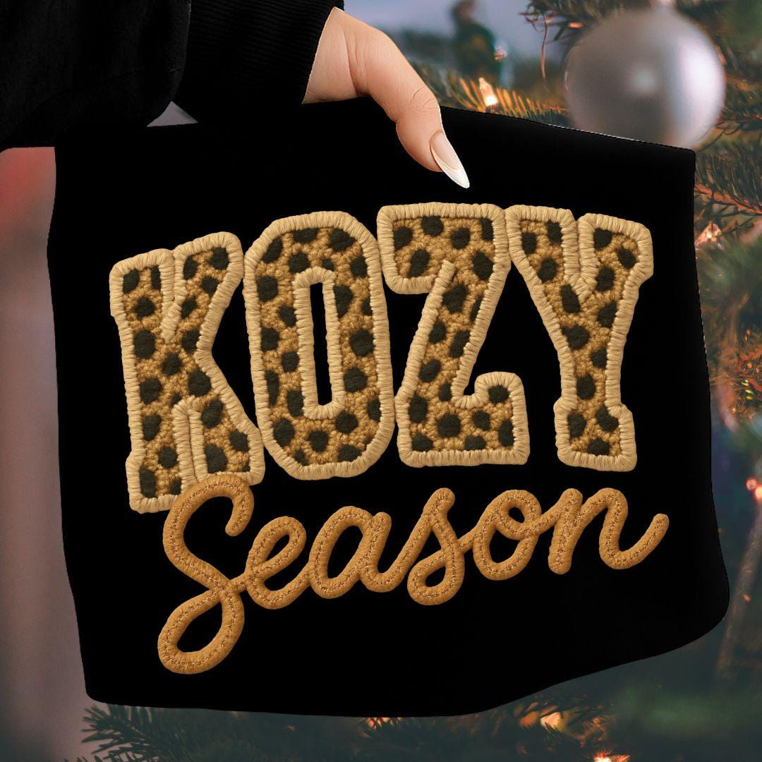 Kozy Season PNG – Cozy Fall Aesthetic Sublimation Design, Modern Autumn ...