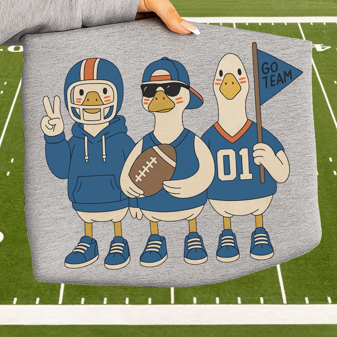 Football Shirt PNG, Retro American Football Season Funny Silly Goose ...
