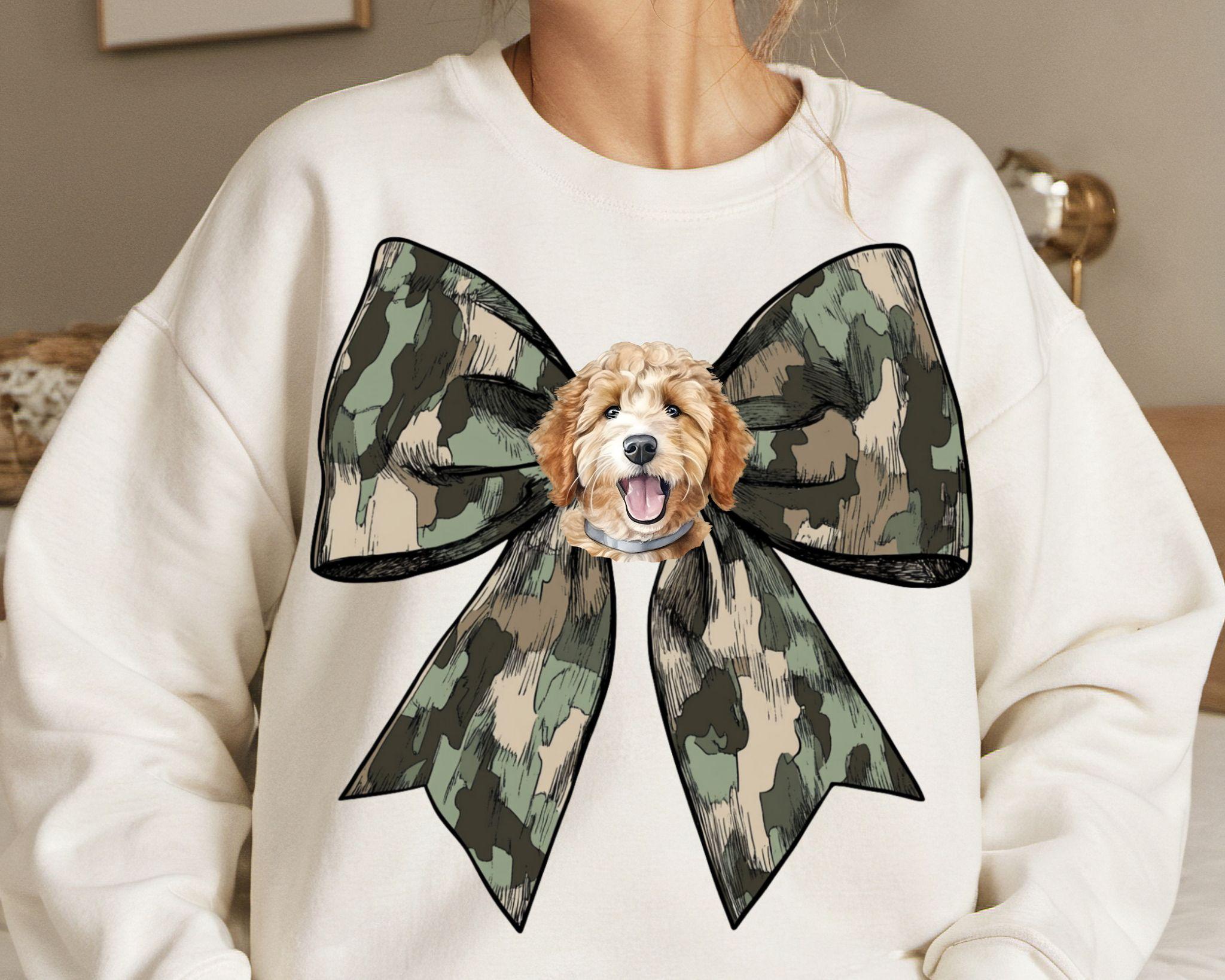 Goldendoodle Mom Png Gift Camo Dog Coquette Bow Doodle Lover ...