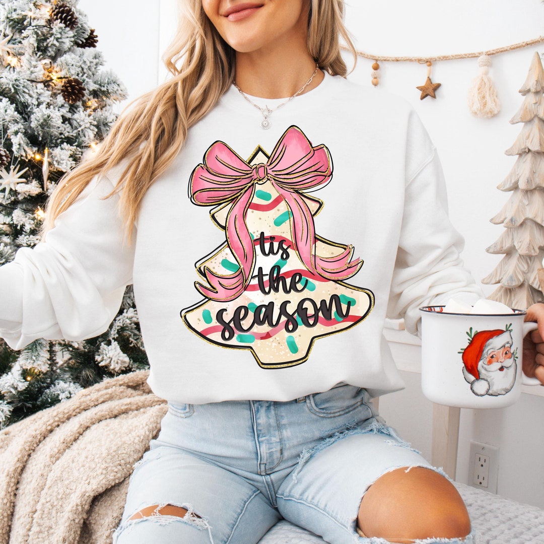 Coquette Pink Christmas Tree Cake Png Gift, Little Debbie Christmas ...