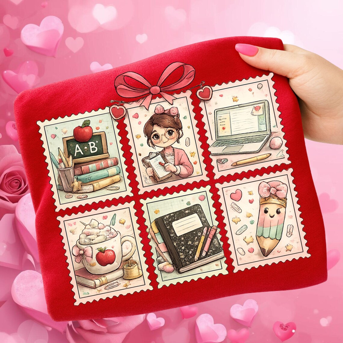 Valentine Teacher Png, Retro Valentines Png, February 14 Shirt ...