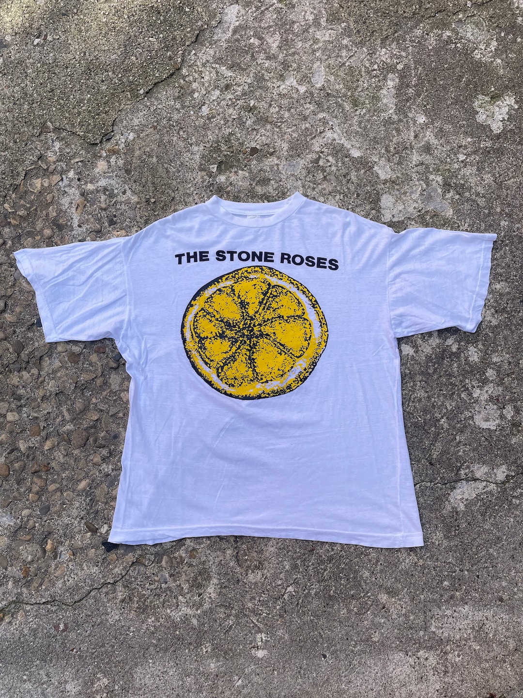 Vintage 1980's/1990's the Stone Roses Lemon Graphic Band T-shirt Men's ...