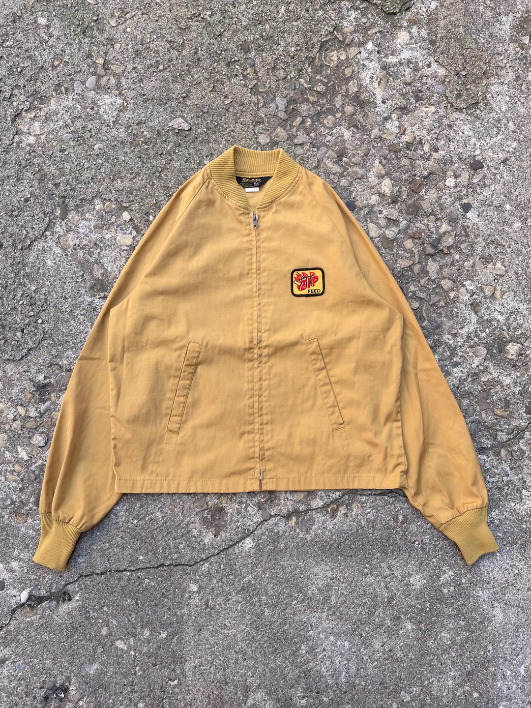 True Vintage 1950's/1960's Zip Feed Swingster Work Jacket Size M - Etsy