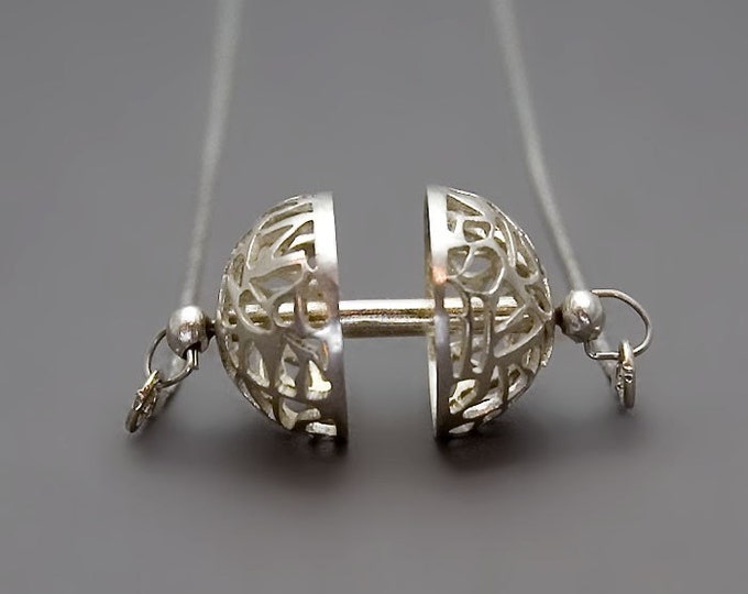 Time Capsule Necklace Handmade Sterling Silver Jewelry - Etsy