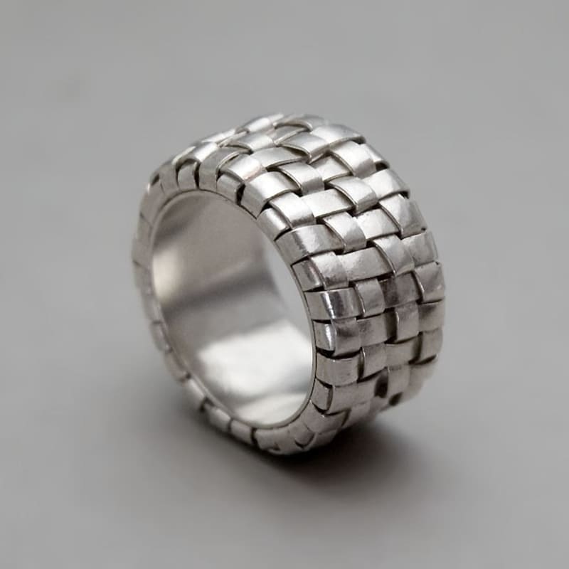 Mens Silver Ring - Etsy