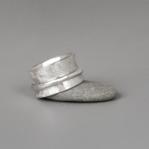 Sterling Silver Spinner Ring, Wide Ring, Spinner Ring Silver, Silver ...