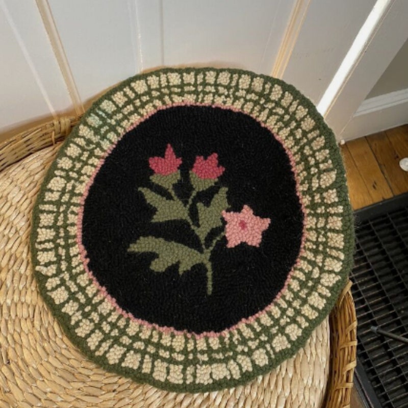 Hooked Chair Pads - Etsy