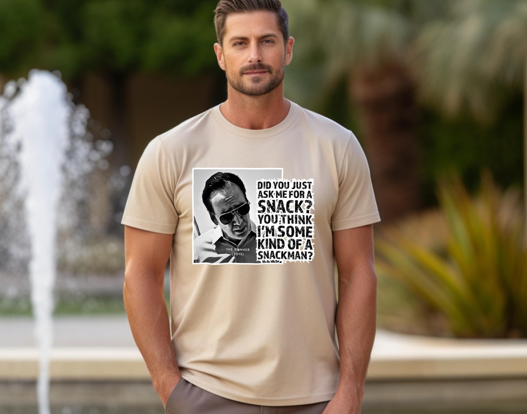 Cage Attitude Shirt, the Runner Movie Tee, Movie Quote Tshirt, Comedic ...