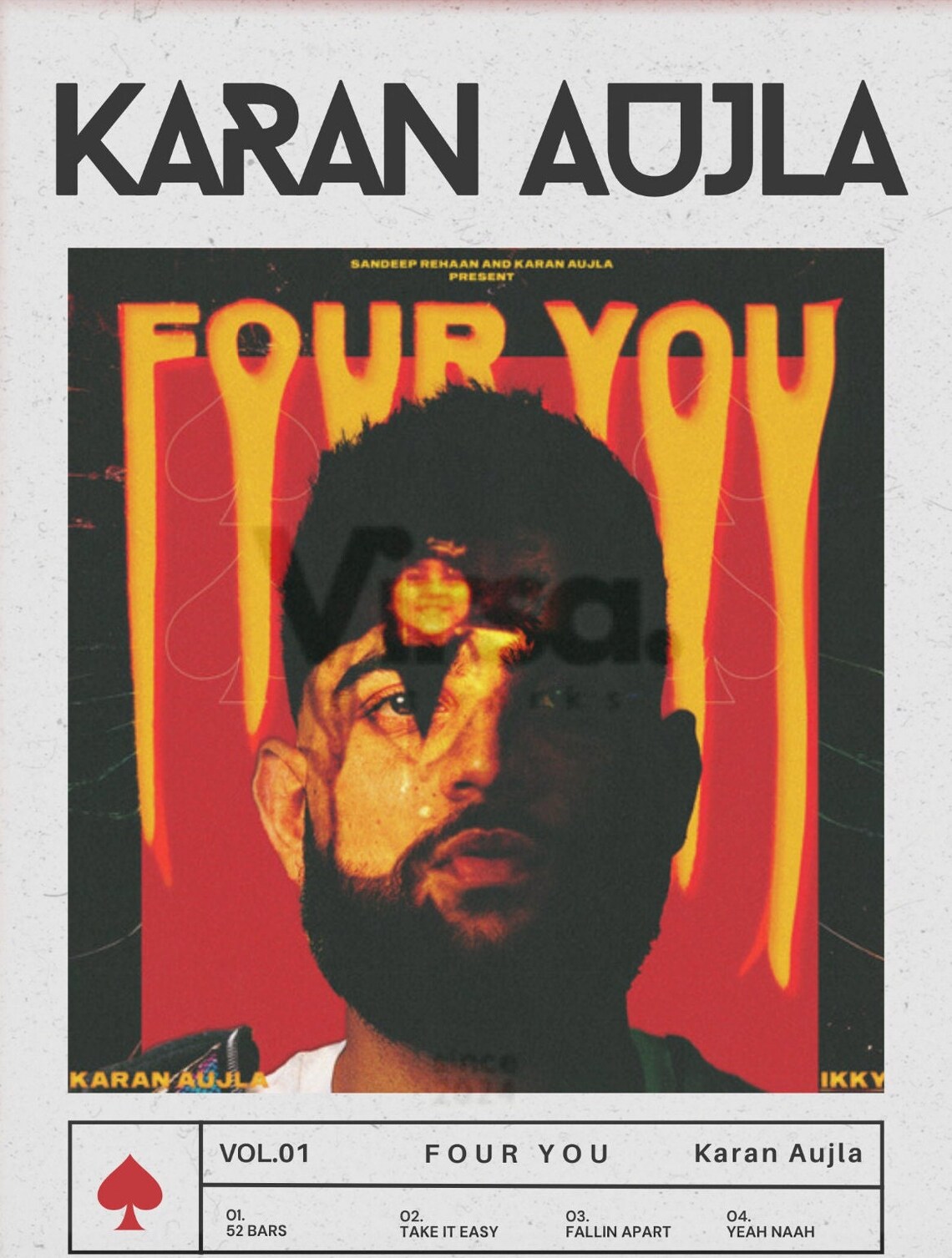 Karan Aujla Poster - Etsy