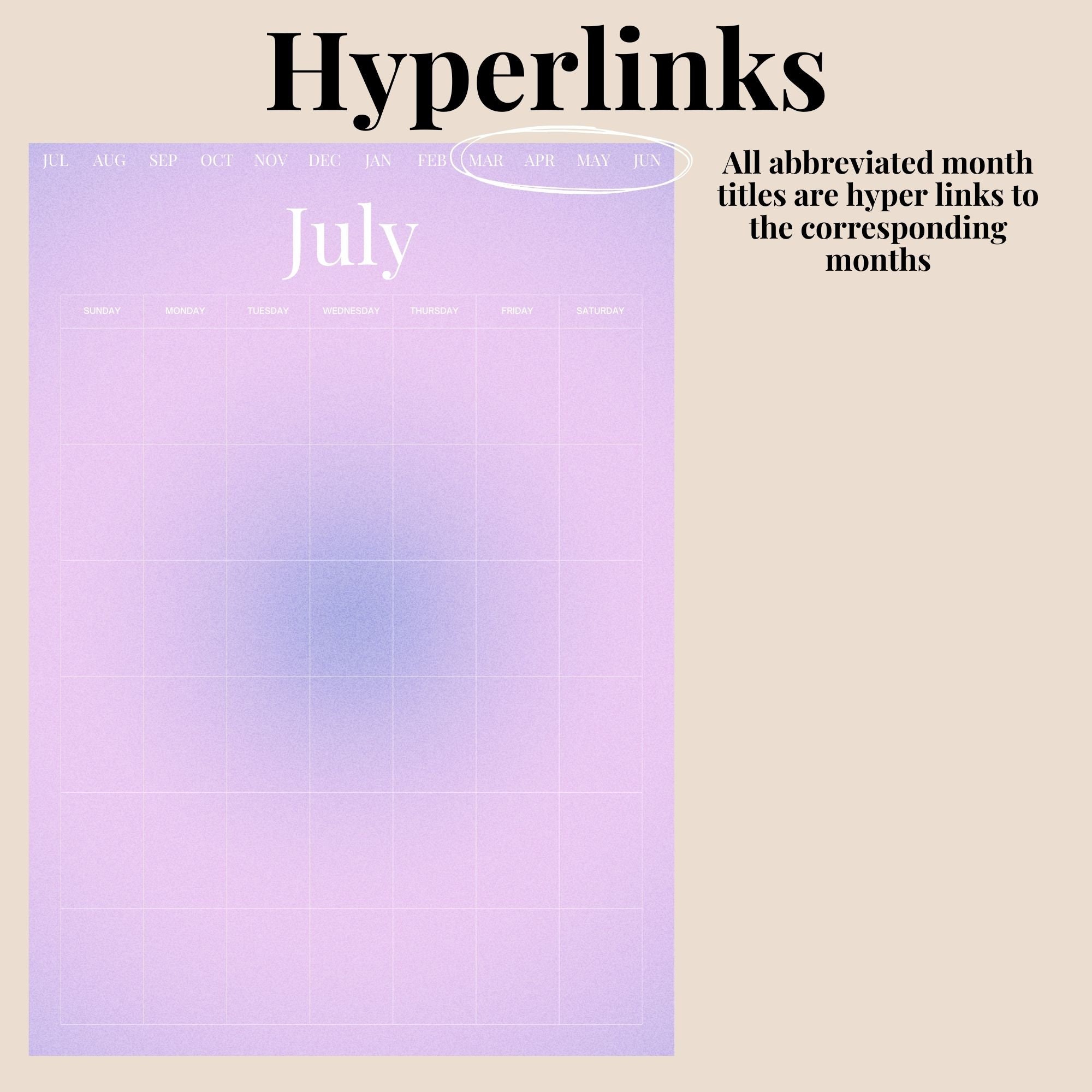 Lavender Aura 2024-2025 Undated Digital Planner for Goodnotes ...