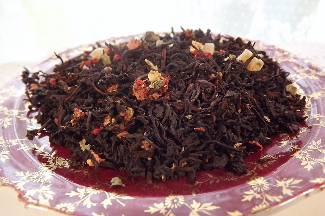 Wild Strawberry, Black Tea, Loose Leaf Tea - Etsy