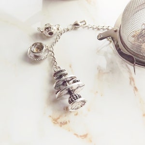 A Proper Tea, Tea Cup Charms With Tea Infuser, Loose Leaf Tea Accessory ...