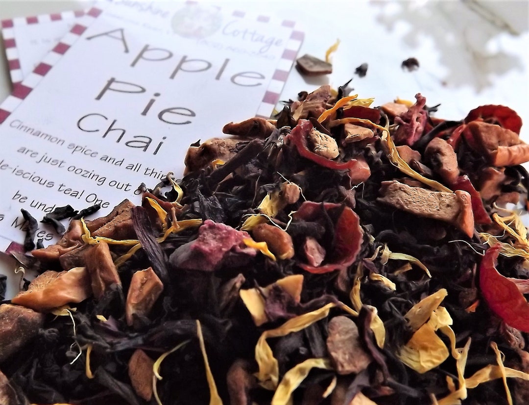 Apple Pie Chai, Autumn, Apple Spice Tea, Loose Leaf Black Tea - Etsy