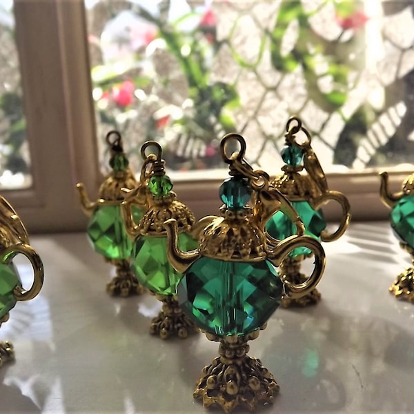 Tea Pot Charms - Etsy