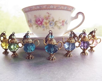Crystal Tea Pot - Etsy