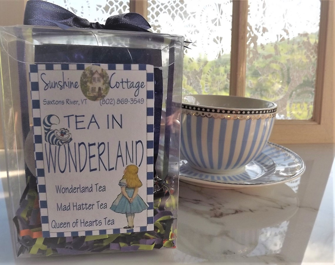 Alice in Wonderland Tea Sampler Gift Box | Etsy