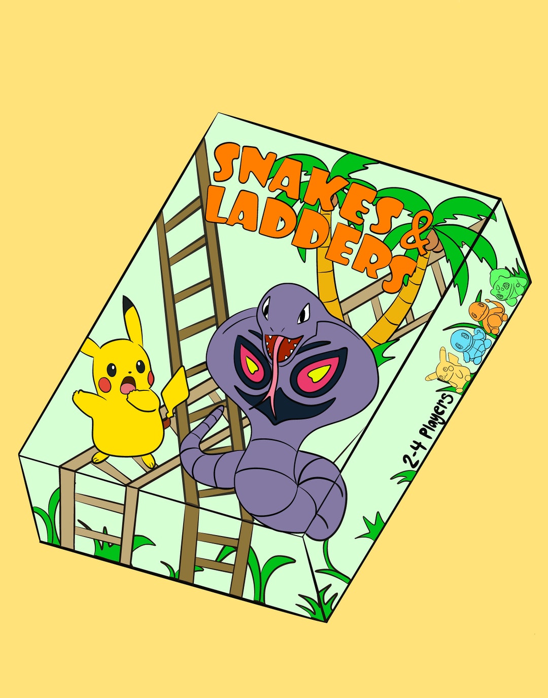 Pokémon Snakes and Ladders Art Print - Etsy