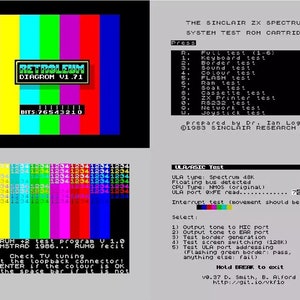 ZX Spectrum 16k 48k 128k +2 Diagnostic Test Cartridge - External Test ...