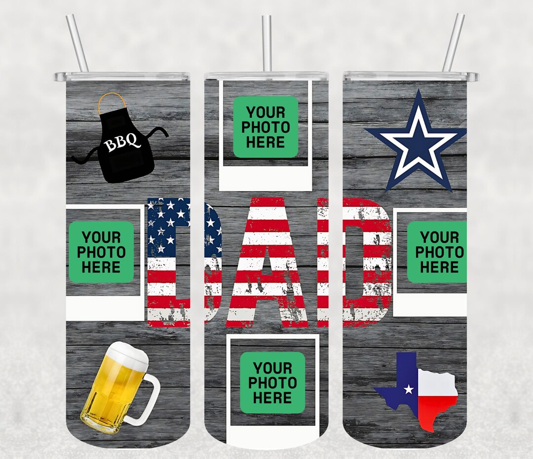 Texas Dad 20oz Tumbler Wrap - Etsy
