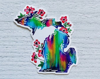 Pure Michigan Car Decal / Mitten State State Decal / Michigan - Etsy
