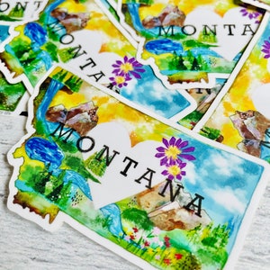 Montana Sticker | Montana State Decal | Montana Wild West Sticker - Etsy