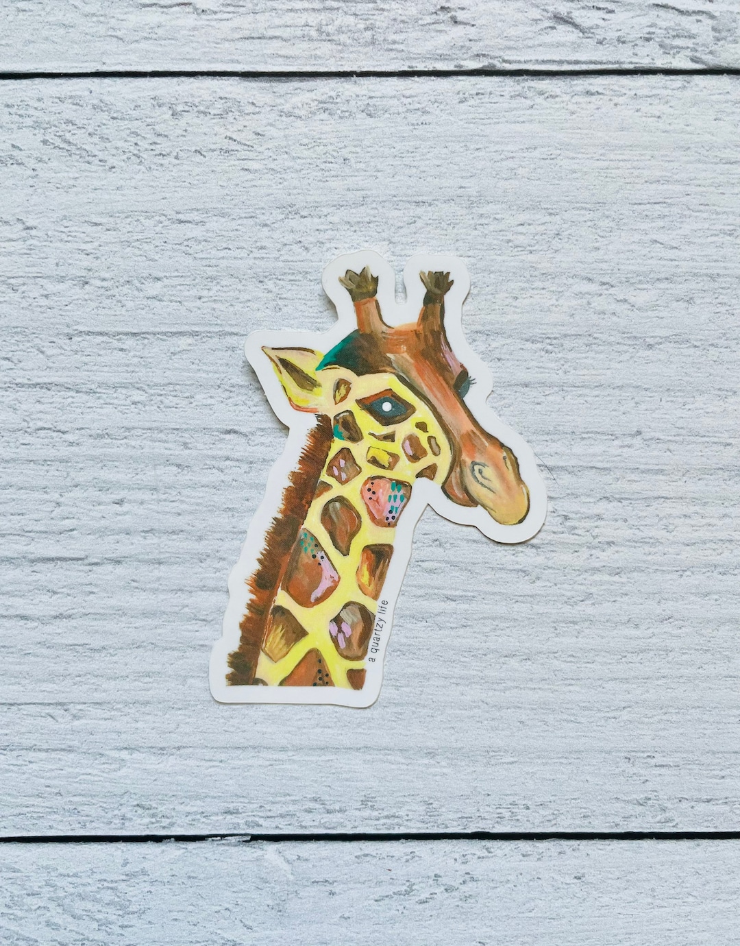 Cute Giraffe Sticker | Baby Animal Decal - Etsy