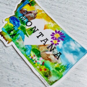 Montana Sticker | Montana State Decal | Montana Wild West Sticker - Etsy