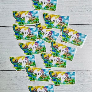 Montana Sticker | Montana State Decal | Montana Wild West Sticker - Etsy