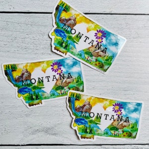 Montana Sticker | Montana State Decal | Montana Wild West Sticker - Etsy
