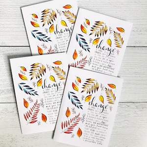 Encouragement Change Card | Inspiring Greeting Card - Etsy