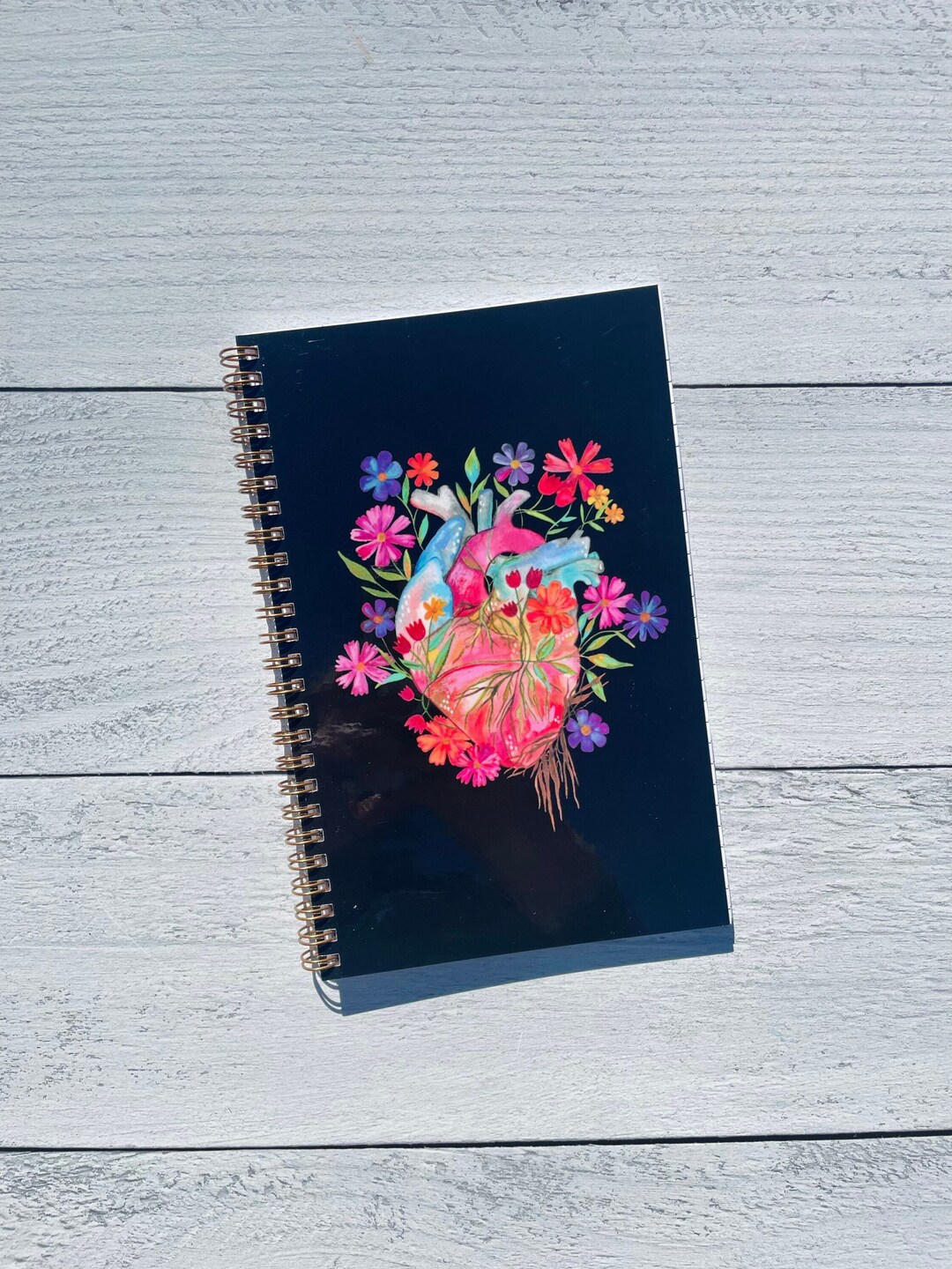 Heart Journal Human Heart Notebook Anatomy Notebook Anatomy Art - Etsy