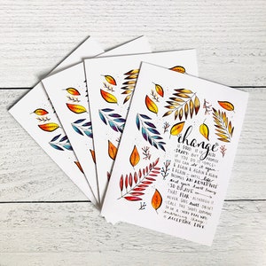 Encouragement Change Card | Inspiring Greeting Card - Etsy