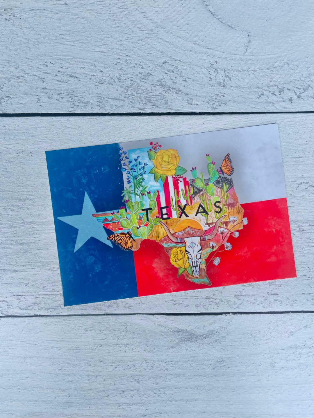Texas Postcard - Etsy