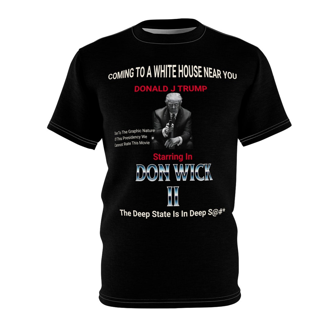 Donald Trump as don Wick Movie Poster Tee-shirtaop - Etsy